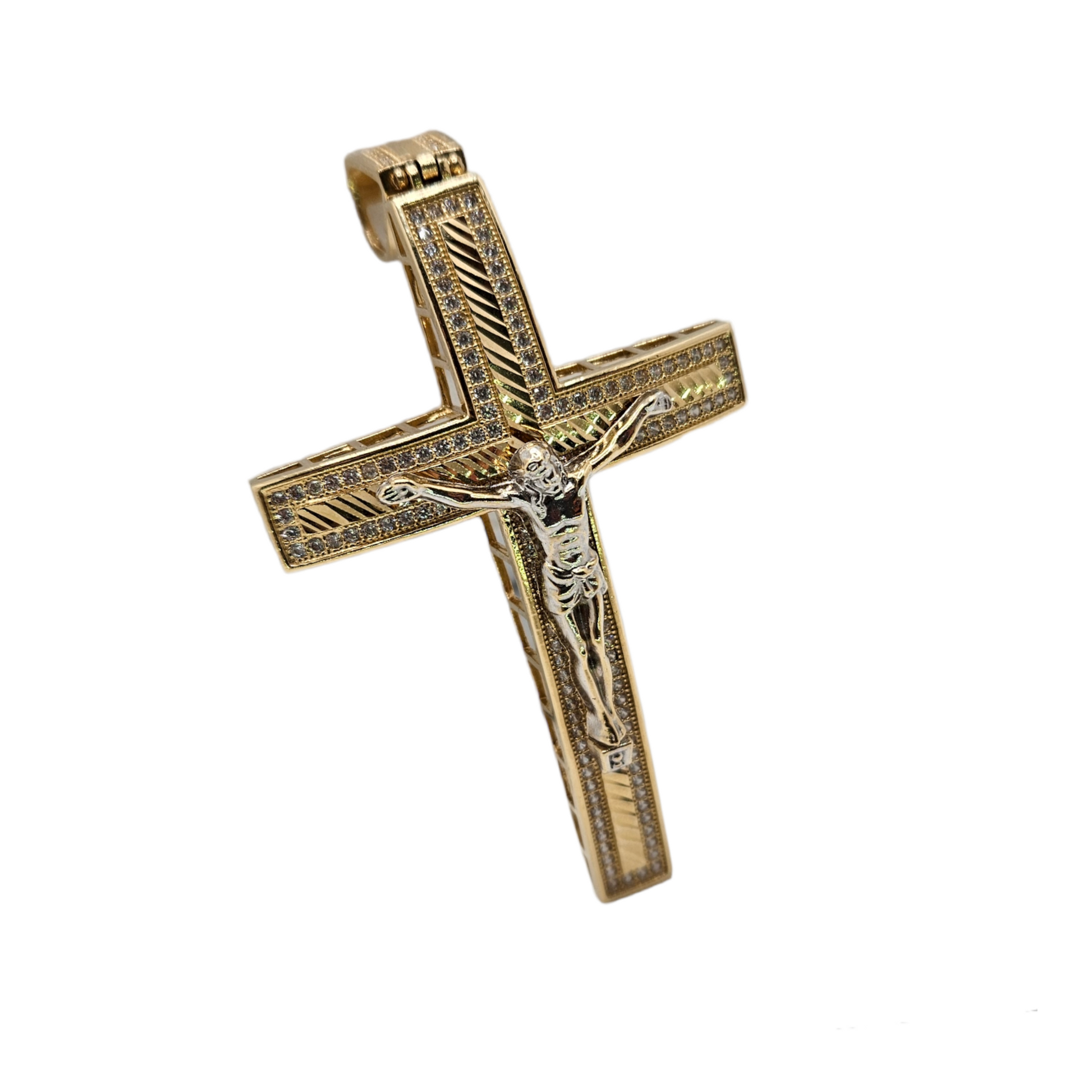 Cruz Hueca con Cristo – Yes Oro